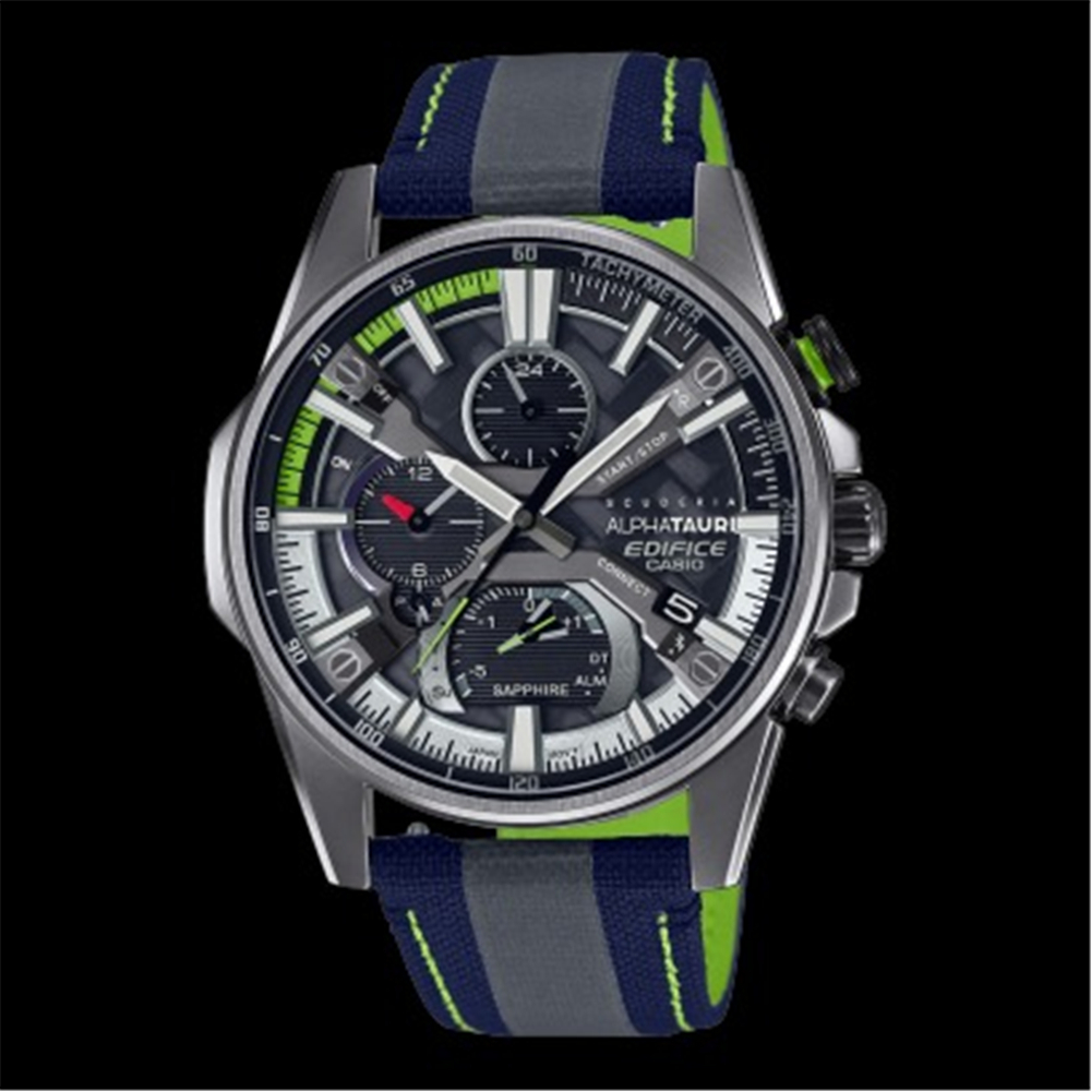 CASIO EDIFICE 卡西歐 F1車隊限量聯名 太陽能 藍芽連線錶 (EQB-1200AT-1A) [秀時堂] | 蝦皮購物