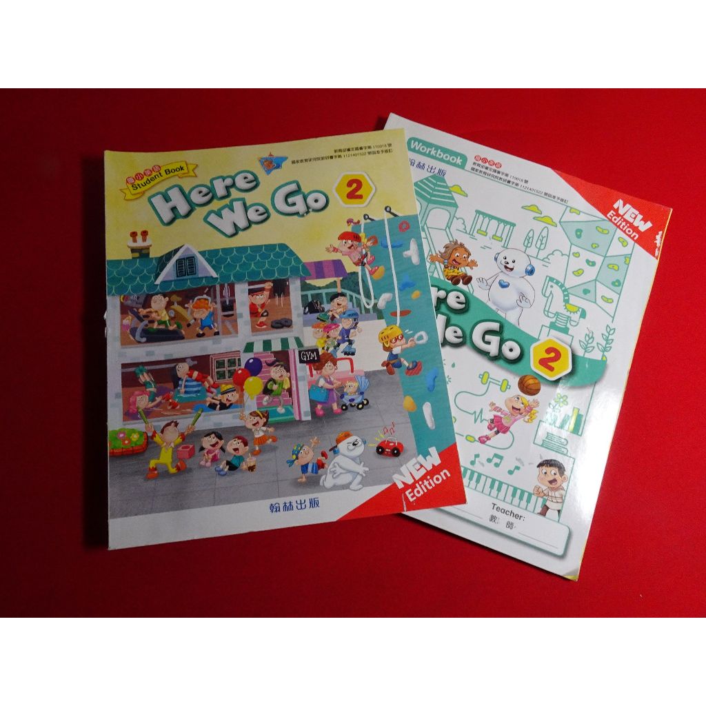 【鑽石城二手書店】 108課綱 國小 英語 Here we go 2 3 6 課本/習作 翰林112-113沒寫過 | 蝦皮購物