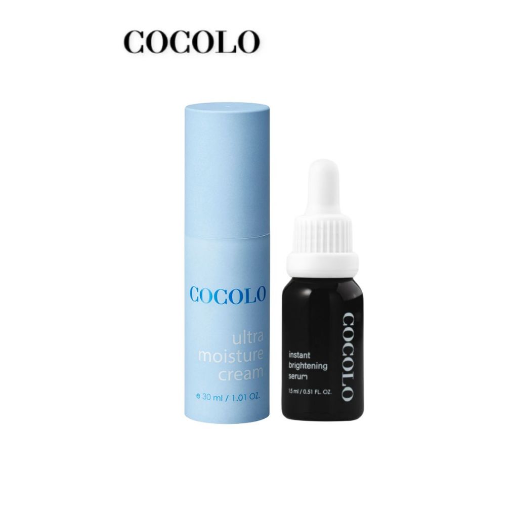 【COCOLO】敷出超膜力·聚水保濕霜30ml+亮麗皙C 15ml ｜ 晚安面膜 亮白 保濕 左旋C | 蝦皮購物