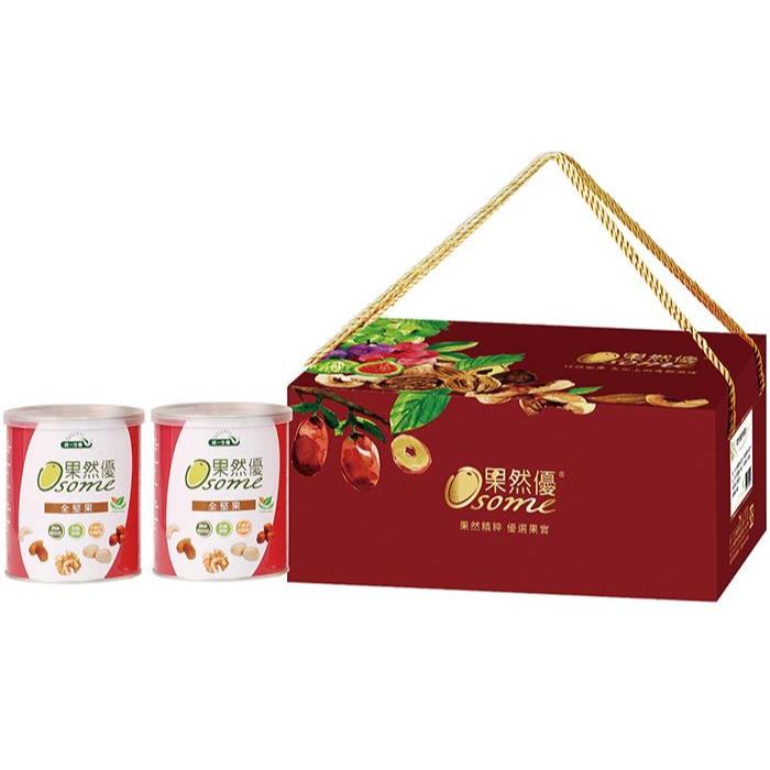【統一生機】果然優全堅果禮盒300gx2罐 中秋送禮 禮盒(超商限4盒) | 蝦皮購物