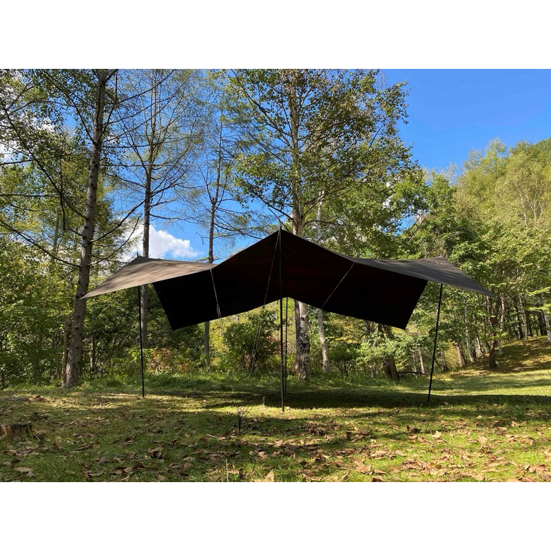 Sotolabo 純棉天幕cotton KOKAGE tarp WIDE BIG SHADOW Cocoa色二手9成新 | 蝦皮購物