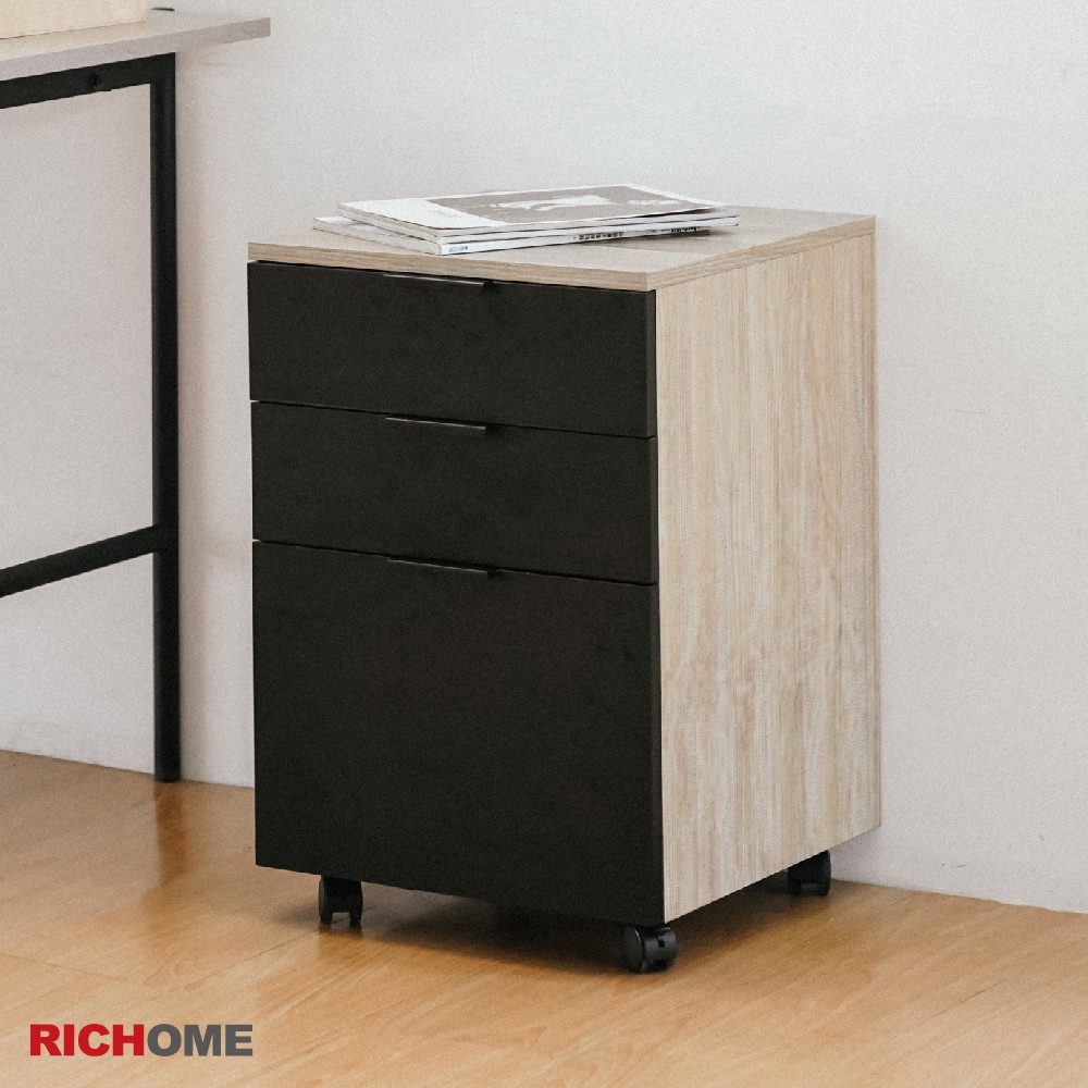 RICHOME 福利品 DR-264 奧斯陸公文櫃 抽屜櫃 活動櫃 文件櫃 桌下收納 移動櫃 邊櫃 床頭櫃 茶几 電話桌 | 蝦皮購物