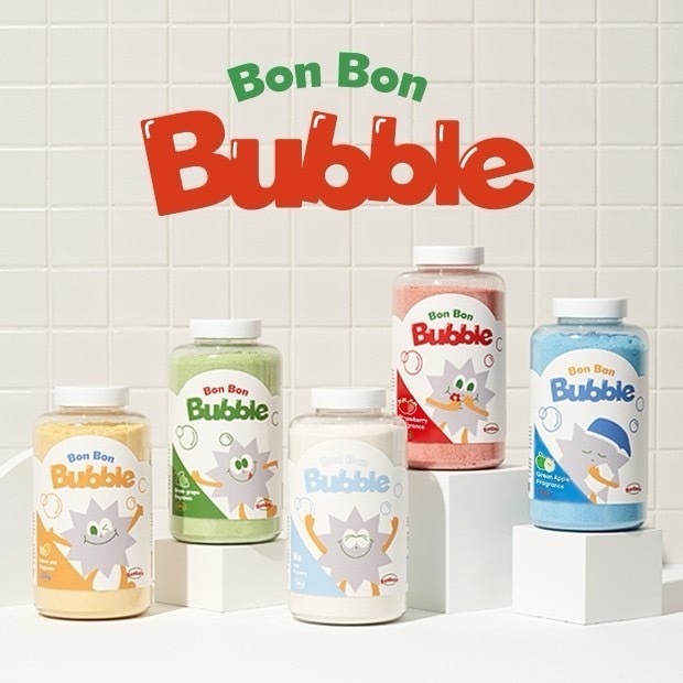 ☆☆ 環球大藥局 ☆☆韓國製 Bonbain 兒童泡泡潤膚沐浴粉 洗澡 泡澡 入浴劑 泡澡粉 泡泡綿密持久 植物原料 | 蝦皮購物