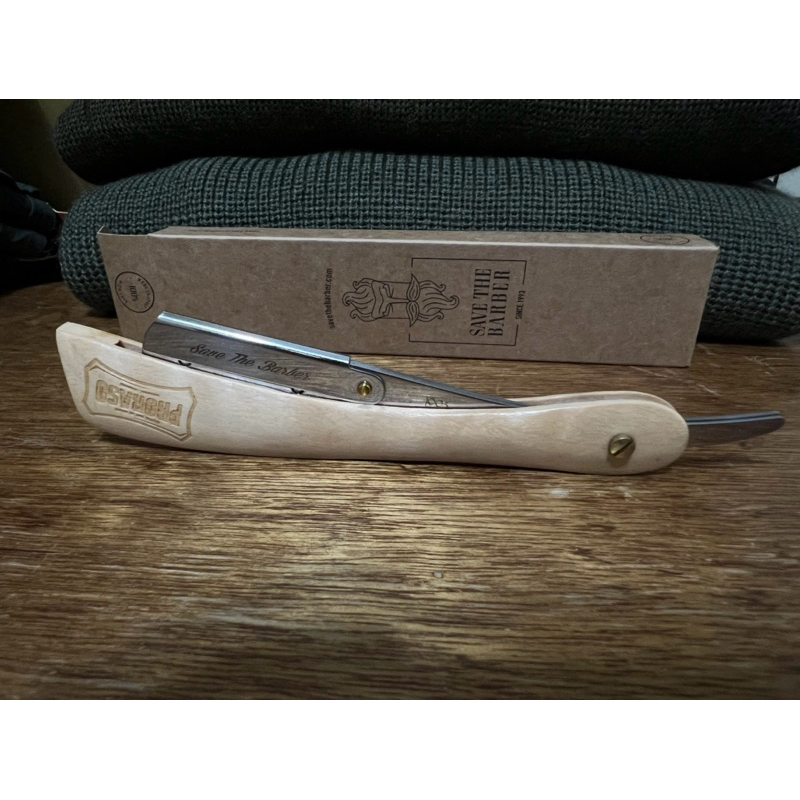 義大利 Proraso Shavette Razor 專業橄欖木剃刀 直式剃刀 不銹鋼刀身 | 蝦皮購物