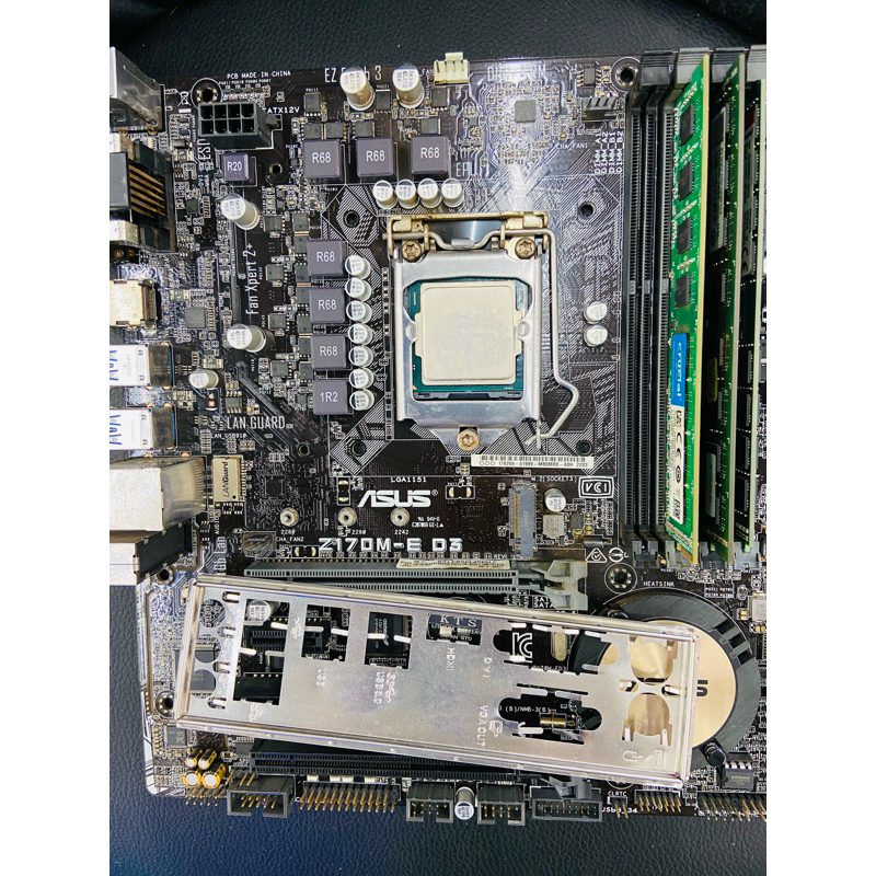 intel i5 6400 LGA1151 二手+華碩 z170m-e d3+ d3 4g*2 . 8g*1(共16g) | 蝦皮購物