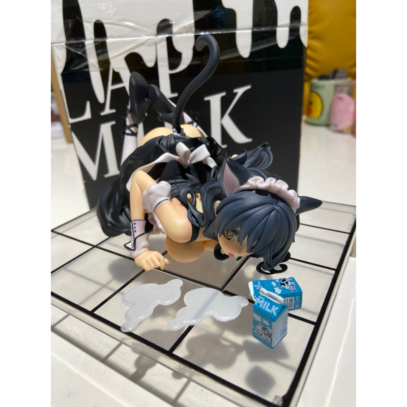 絕版 牛奶貓 舔牛奶的女僕貓CAT LAP MILK 1/7比例配件多又多 完整 | 蝦皮購物