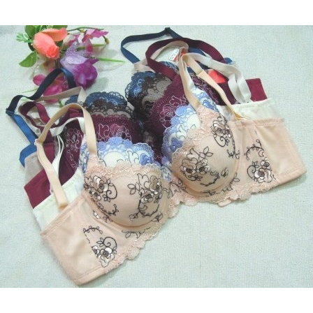 【黛安芬】蝴蝶美型【16-4949】70B,70C,70D,70E,75B,75D,80B~3*3排扣~藍,紅,橘,米白 | 蝦皮購物