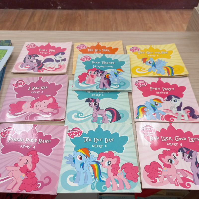 my little pony phonics 彩虹小馬發音小書 正版二手五成新 | 蝦皮購物
