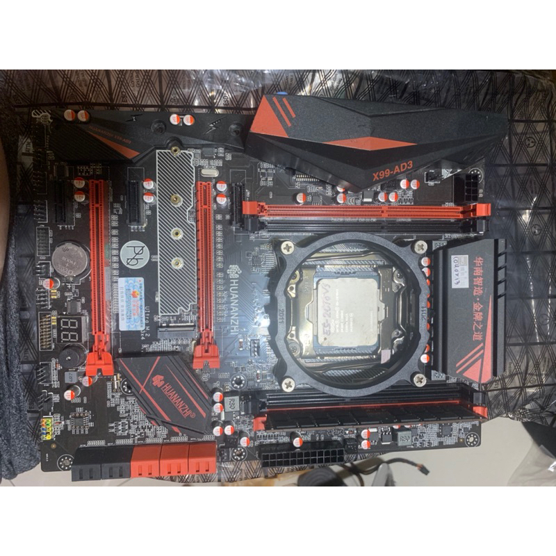 華南金牌 2011-3 X99 主機板 X99-AD3 +E5-2678 V3 2.5G 模擬24核+8GB ram | 蝦皮購物