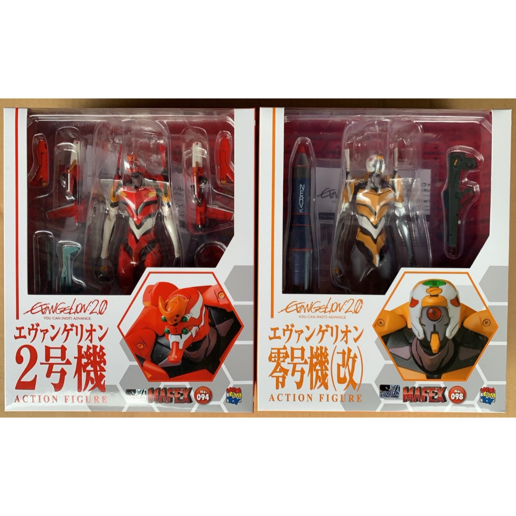 =海神坊=虧錢出清 MEDICOM MAFEX 094 098 新世紀福音戰士 EVA 2號機/零號機(改)公仔人偶模型 | 蝦皮購物
