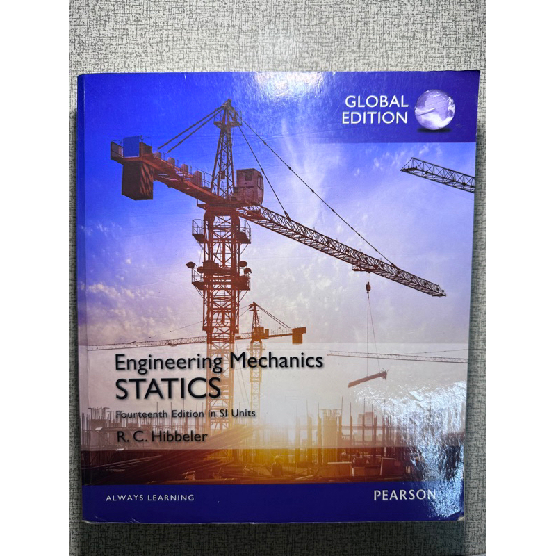 Engineering Mechanics STATICS 14th Edition R.C.Hibbeler 靜力學 | 蝦皮購物