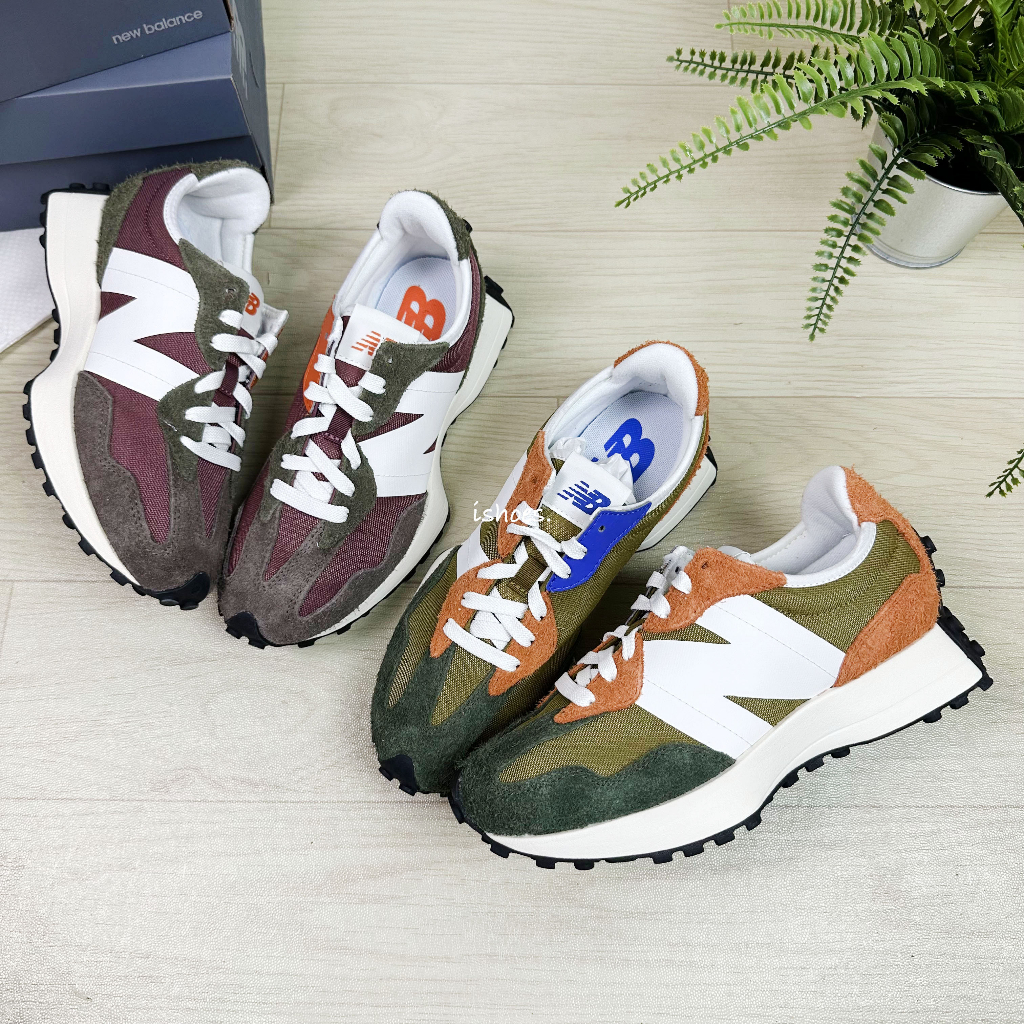 現貨 iShoes正品 New Balance 327 情侶鞋 流行 穿搭 休閒鞋 MS327HC MS327HD D | 蝦皮購物