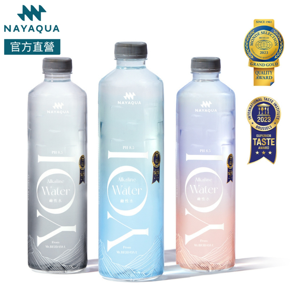 NAYAQUA 耐雅格生技 YOI鹼性水 600ml 24入/箱 | 蝦皮購物