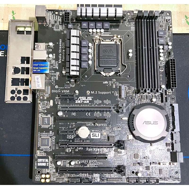 ASUS 華碩 Z97-AR 4代 1150角位 含檔板 | 蝦皮購物