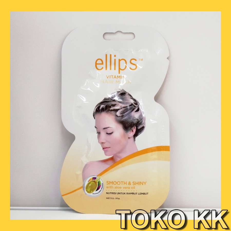 Ellips Vitamin Hair Mask Smooth & Shiny 20gr Elips KBT140 #2 | 蝦皮購物