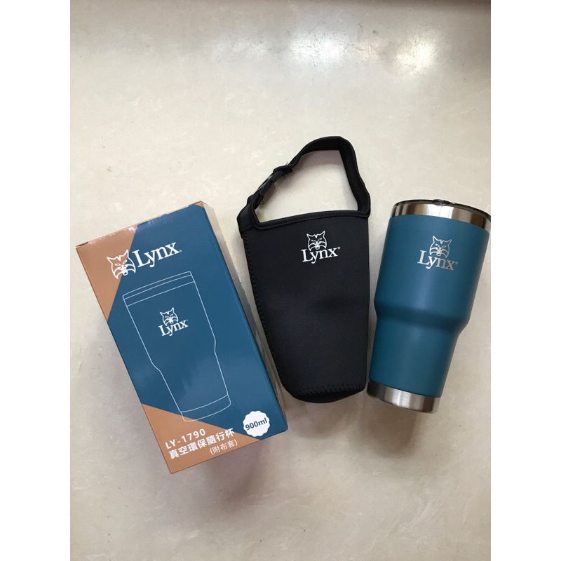 {{二姨三夜的店}}（超好用 最後2組）Lynx真空環保隨行杯900ml（附手提杯套）（用過的都大推） | 蝦皮購物