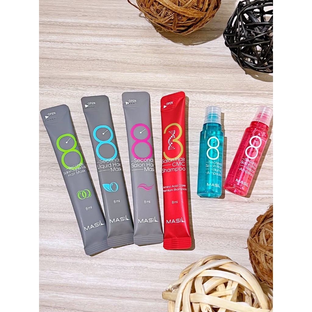 韓國 MASIL 8秒髮膜 1條8ml | 蝦皮購物
