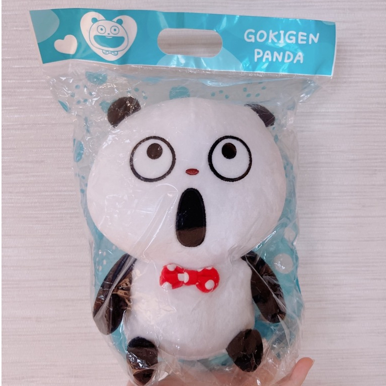 絕版限定 日本正版 line 熊貓 驚訝 gokigen panda ごきげん 玩偶 娃娃 可愛 line friend | 蝦皮購物