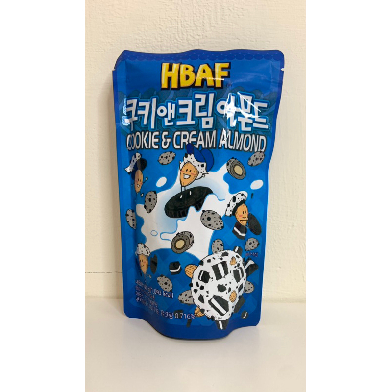 ️現貨｜小雀斑商行｜韓國 HBAF oreo奶油餅乾杏仁果 190g(大包裝) | 蝦皮購物