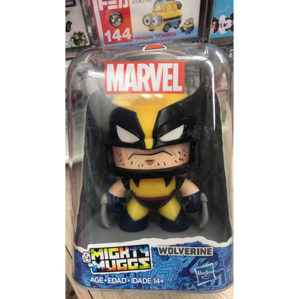 【合川玩具 】現貨 MIGHTY MUGGS 酷頭玩偶 金鋼狼 WOLVERINE | 蝦皮購物