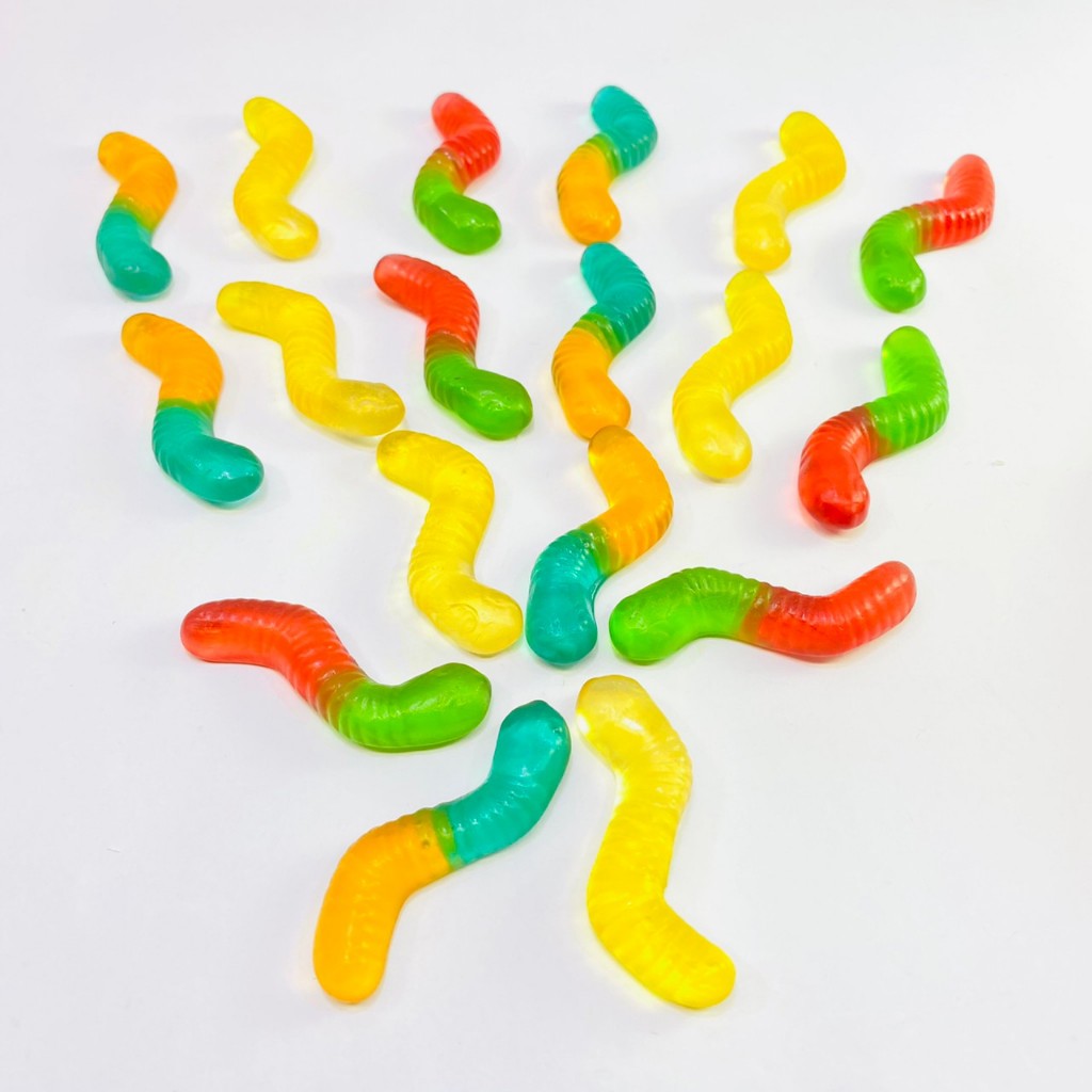 嘗甜頭 Trolli 霓虹毛毛蟲 200公克 水果蟲 QQ糖 軟糖 西班牙 整人 恐怖 遊戲 | 蝦皮購物