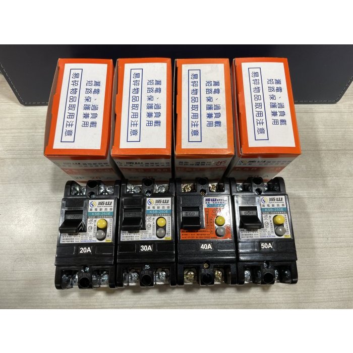 順山KSB-250 2P15A20A*30A*40A*50A漏電斷路器過負載.短路保護.漏電附過載安全開關 | 蝦皮購物