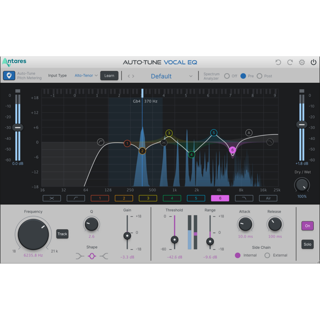 AutoTune Vocal EQ AI 一鍵人聲EQ效果器 Antares Mac / Win | 蝦皮購物
