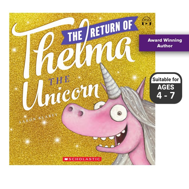Return Of Thelma The Unicorn (with Storyplus)/ Aaron Blabey 文鶴書店 Crane ...