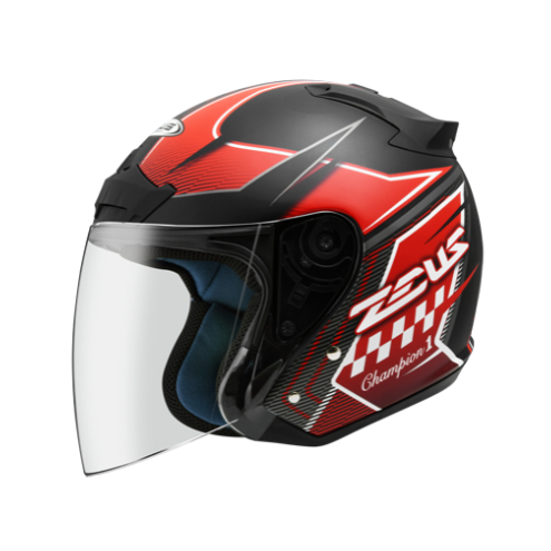 【ZEUS】 ZS-609 4/3罩安全帽 透氣內襯 差扣 半罩安全帽 免運 | 蝦皮購物