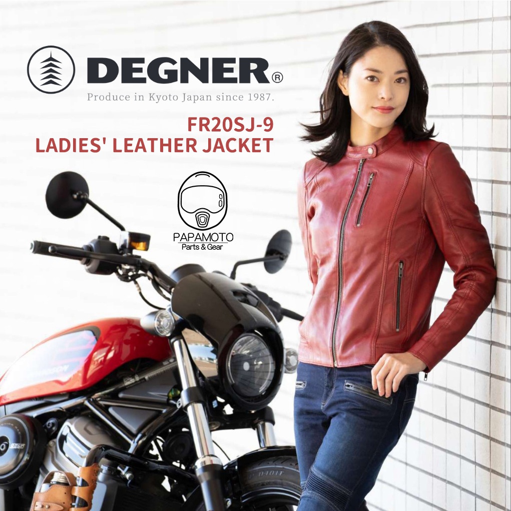 【趴趴騎士】DEGNER FR20SJ-9 女版皮革防摔衣 (皮衣 | 蝦皮購物