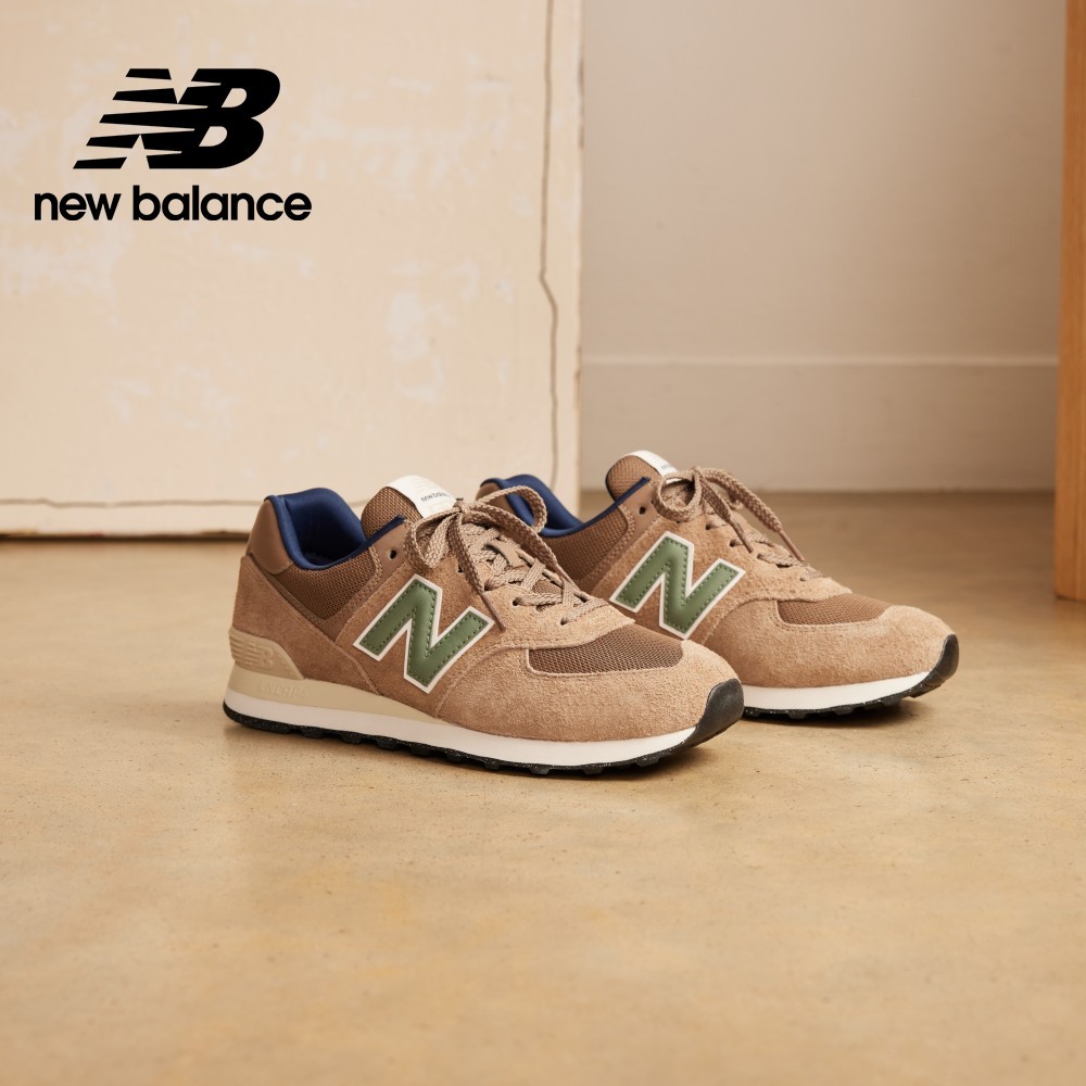 【New Balance】 NB 復古運動鞋_中性_棕色_U574SBB-D楦 574 (IU著用款) | 蝦皮購物