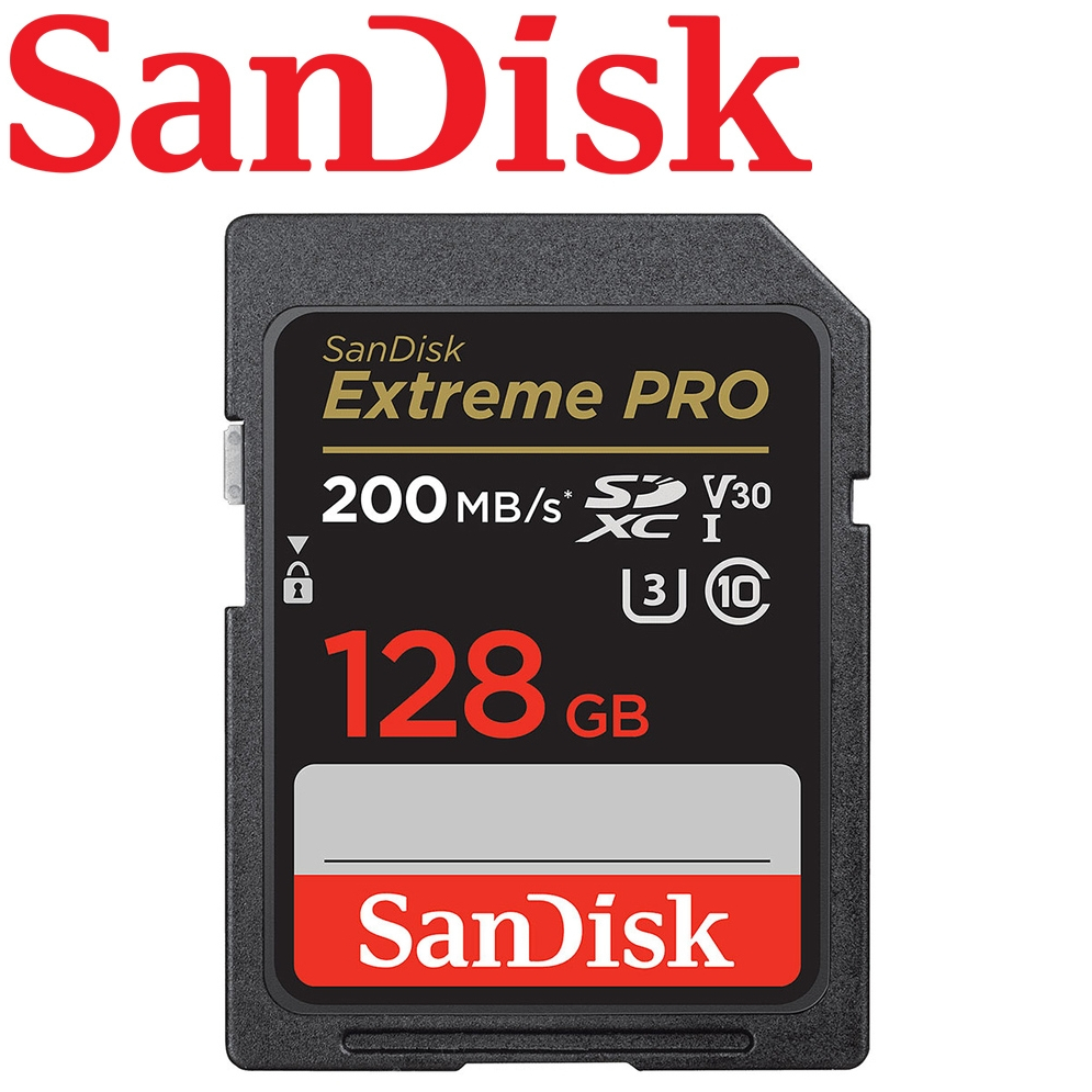 SanDisk 128GB 200MB/s Extreme Pro U3 SDXC UHS-I V30 記憶卡 | 蝦皮購物