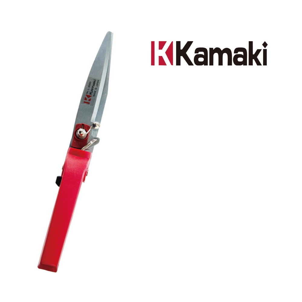 《仁和五金/農業資材》電子發票 日本製 Kamaki 岸本 No.L-3000 草皮剪 芝生鋏 草皮剪刀 園藝剪 (天) | 蝦皮購物