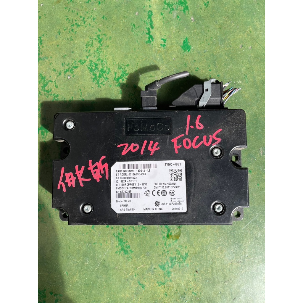 2014 FORD FOCUS 1.6 藍芽模組 CN19 14D212 LE 零件車拆下 | 蝦皮購物
