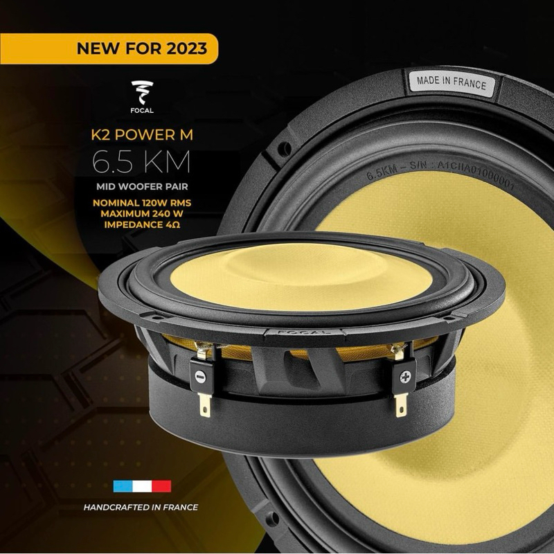 《預購/原廠防偽》Focal 6.5km K2 Power M 進階版 2023最新升級款 6.5吋 Focal低音喇叭 | 蝦皮購物