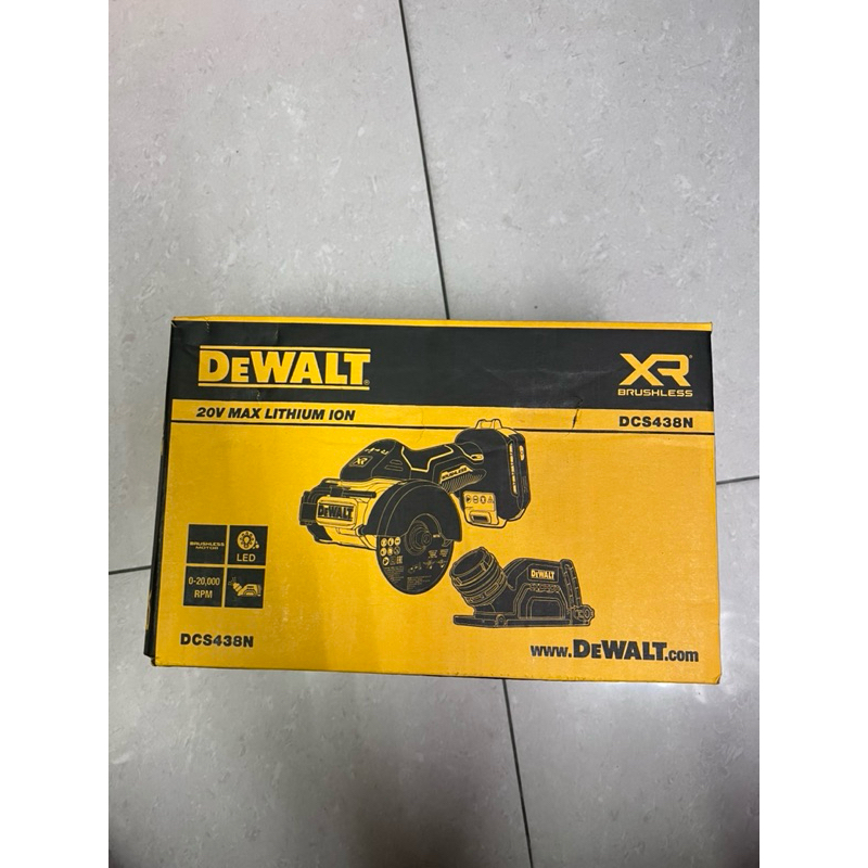 全新外匯 得偉 438 DeWALT DCS438 20V 3吋 研磨機 磨機 可切。 空機價 | 蝦皮購物
