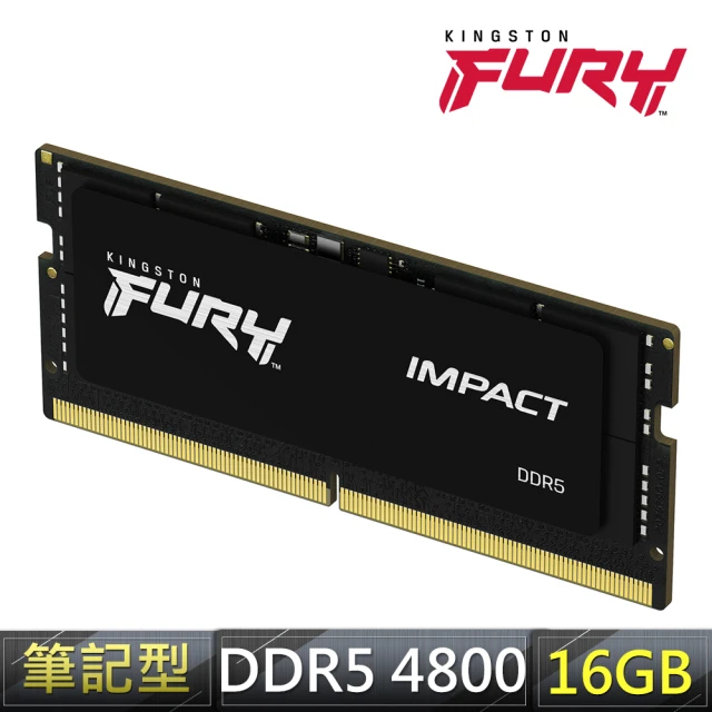 Kingston金士頓 Impact 爆擊者DDR5-4800 16GB 筆記型超頻記憶體(KF548S38IB-16) | 蝦皮購物