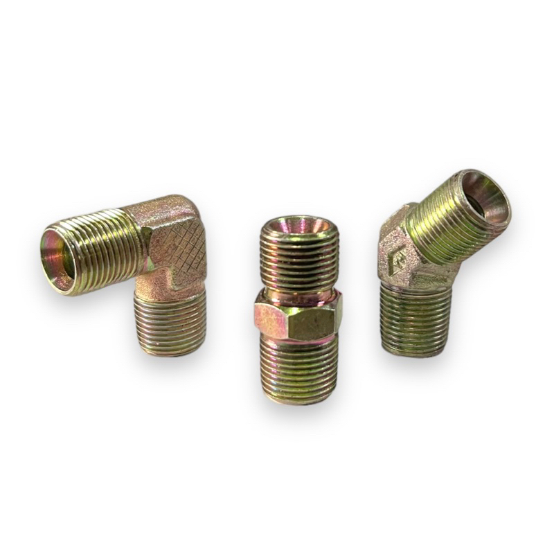 PF凹 x PT接頭 1/4～1” 直/45度/90度 PF重機牙x PT管牙接頭 高壓接頭 油管頭 重機接頭 管牙接頭 | 蝦皮購物