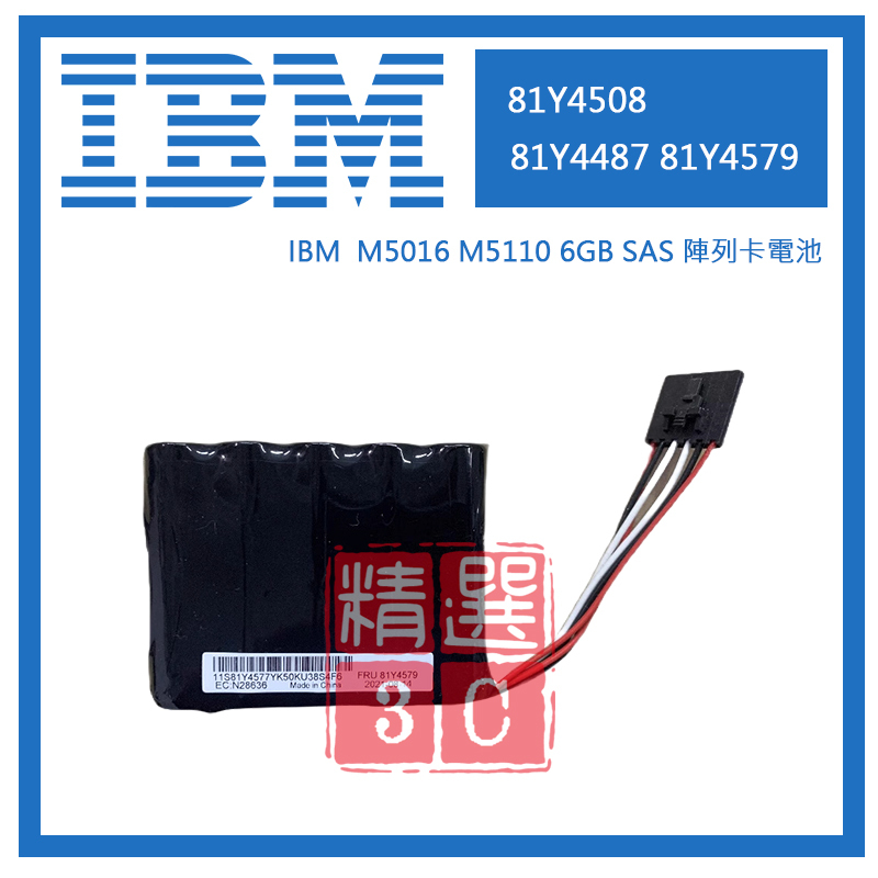 IBM M5016 M5110 6GB SAS 81Y4508 81Y4487 81Y4579 陣列卡電池 | 蝦皮購物