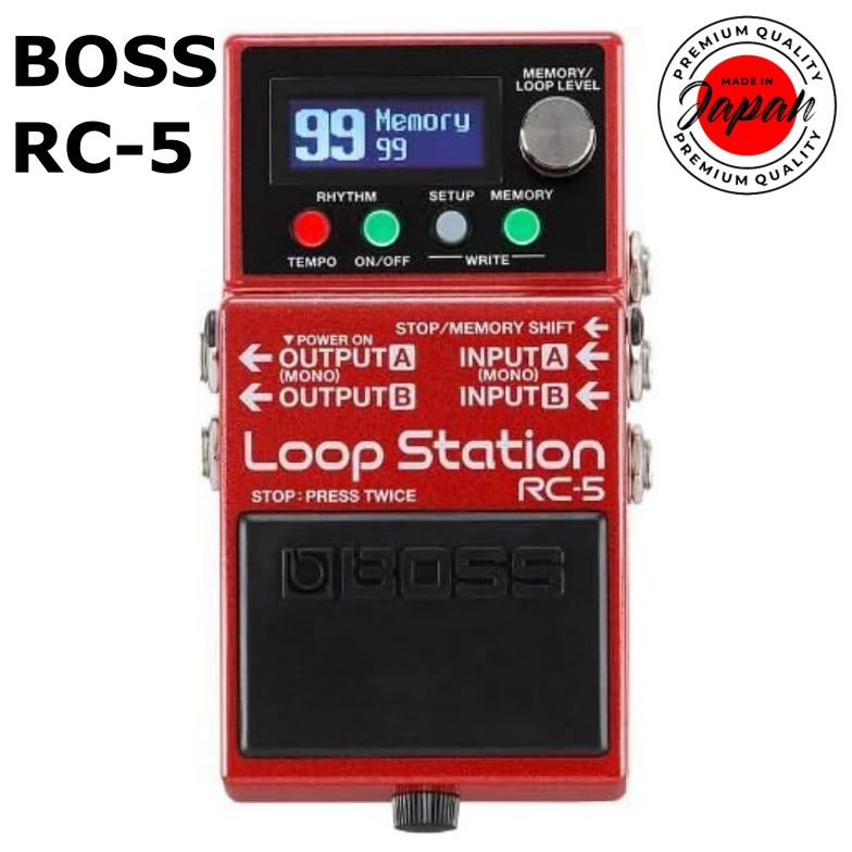 BOSS RC-5 Loop Station / 緊湊型循環踏板吉他效果器 /DTM/錄音/樂隊/現場/音樂家/音樂會 | 蝦皮購物