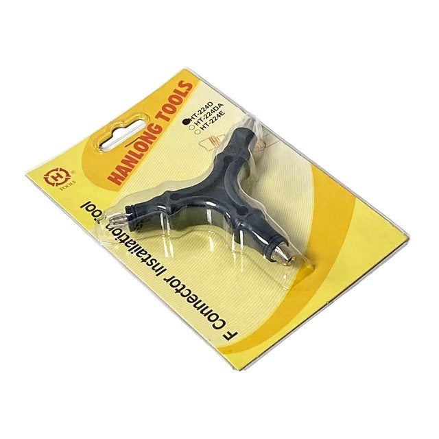 [含發票]HT-224D Y字輔助工具 有線電視纜線接頭RG6 5C2V 3C2V接頭輔助塞入 | 蝦皮購物