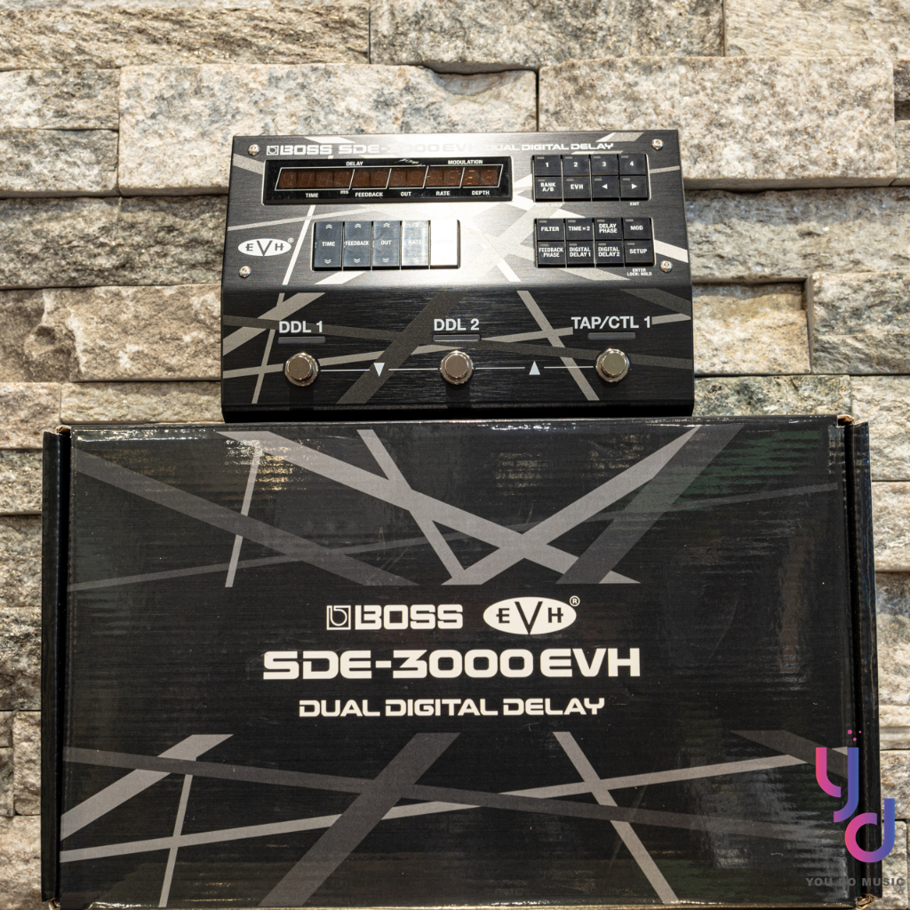 『傳奇一次擁有』免運贈變壓器 BOSS SDE-3000 EVH Delay 數位 延遲 效果器 雙聲道 保固公司貨 | 蝦皮購物