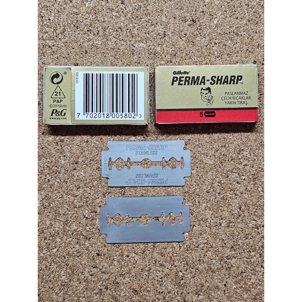 Gillette Perma Sharp Double Edge Blade DE刀片 | 蝦皮購物