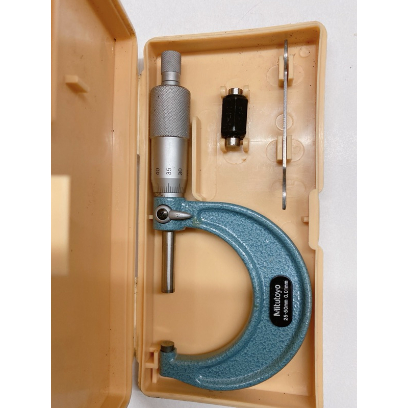 【已保留】日本Mitutoyo Micrometers 日本三豐外徑千分尺25-50mm | 蝦皮購物