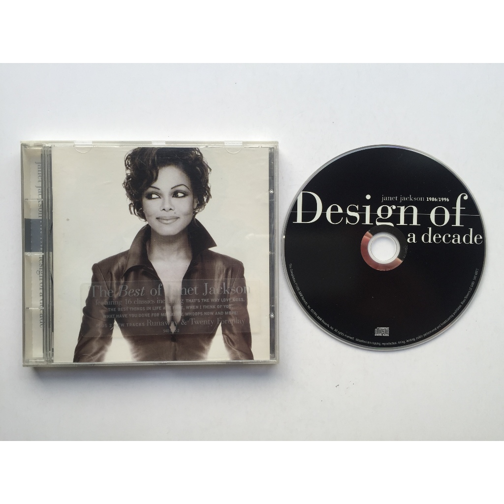 Janet Jackson – Design Of A Decade 1986/1996(CD專輯 歐盤) | 蝦皮購物