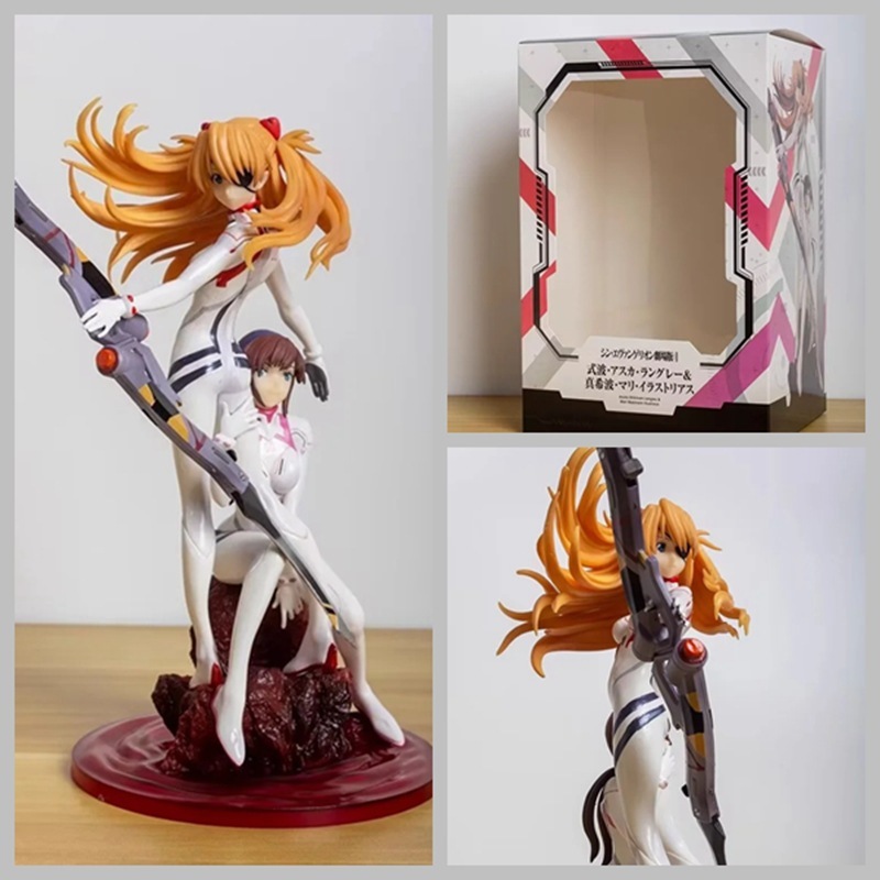 清倉【EVA】 明日香 真希波 雙人物合體 劇場版 盒裝 23cm | 蝦皮購物