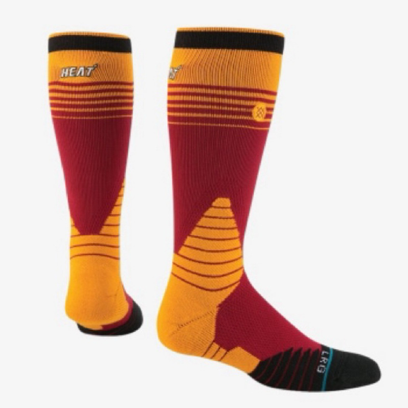 全新 吊牌 現貨 stance 聯名款 NBA 賽事 熱火隊 籃球襪 559 尺寸L us9-12 | 蝦皮購物