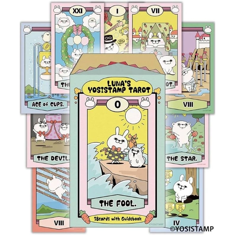 Shandi進口牌卡－正版限量私人發行－日本／兔兔100%塔羅牌／ Tarot Cards | 蝦皮購物