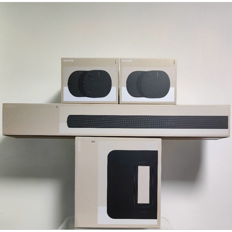 Sonos arc sub era300 黑色 白色 期間限定優惠整套預購 優惠只收單到1月3日 限兩組 可面交 | 蝦皮購物