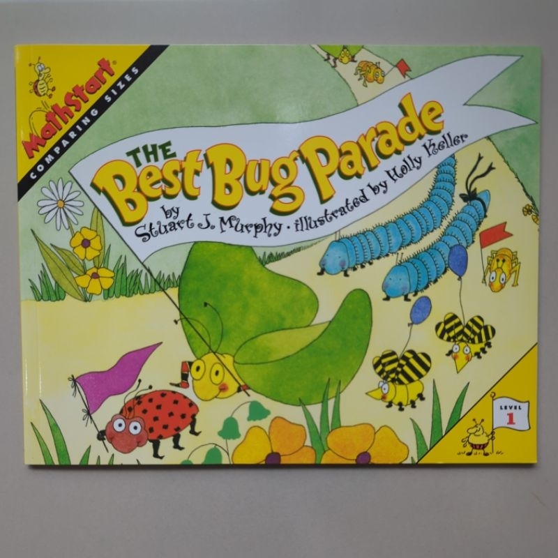 [二手] MathStart Level 1: The Best Bug Parade, 數學啟蒙繪本(比較大小) | 蝦皮購物